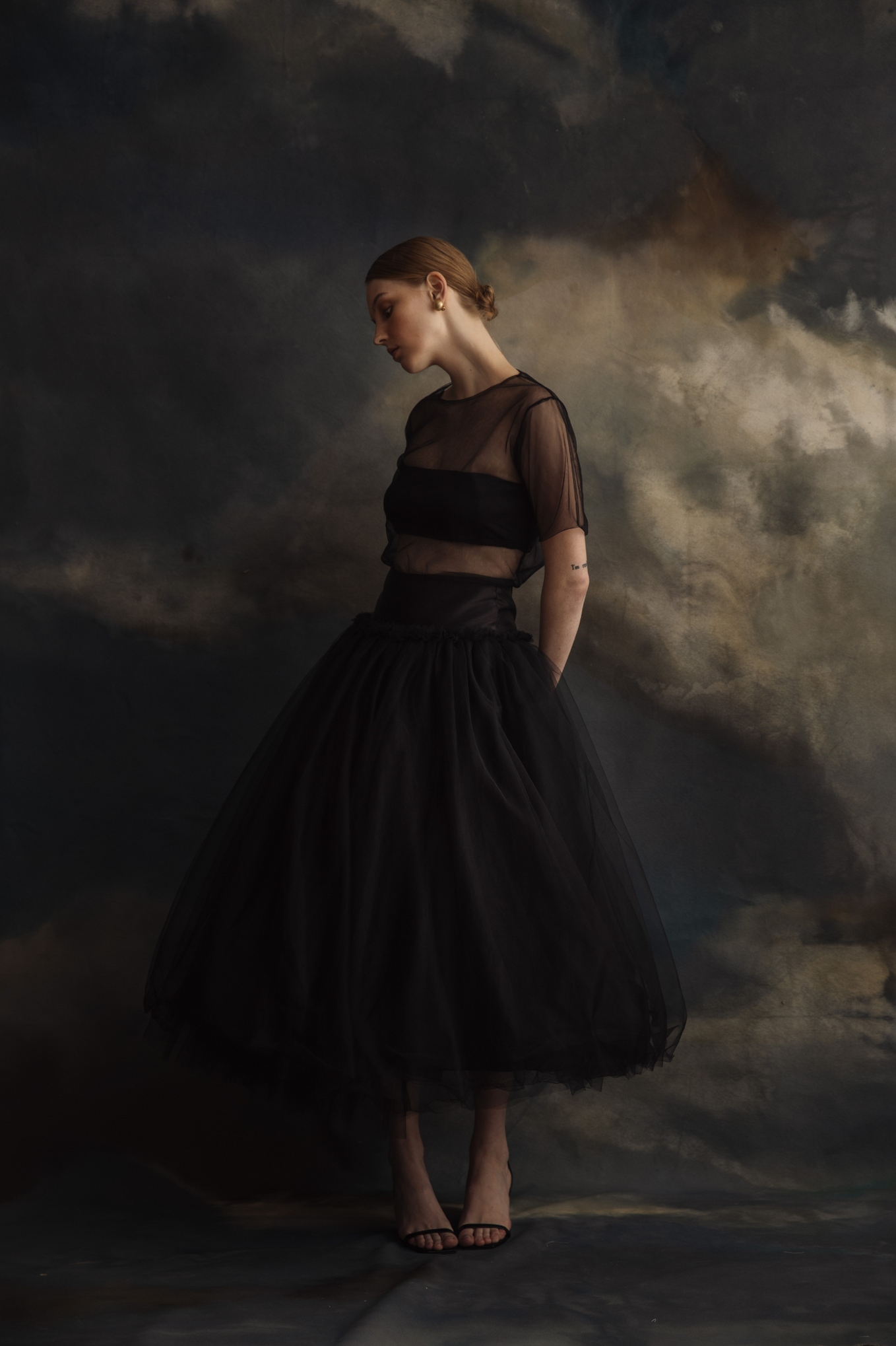 Poppy Skirt in Black– Vania Romoff Online