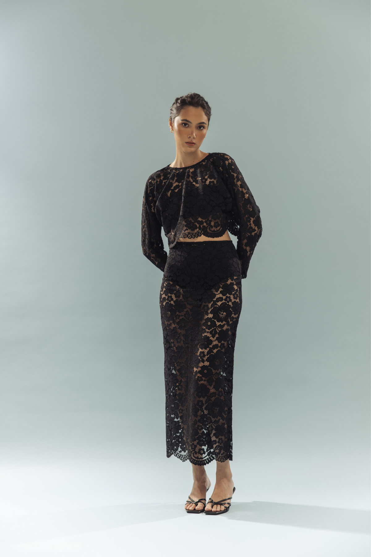 Selene Set in Black– Vania Romoff Online